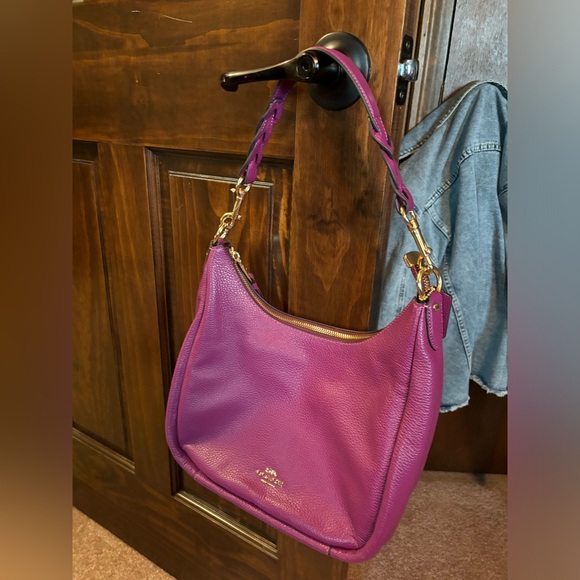 Coach | Bags | Coach Magenta Jules Hobo | Poshmark